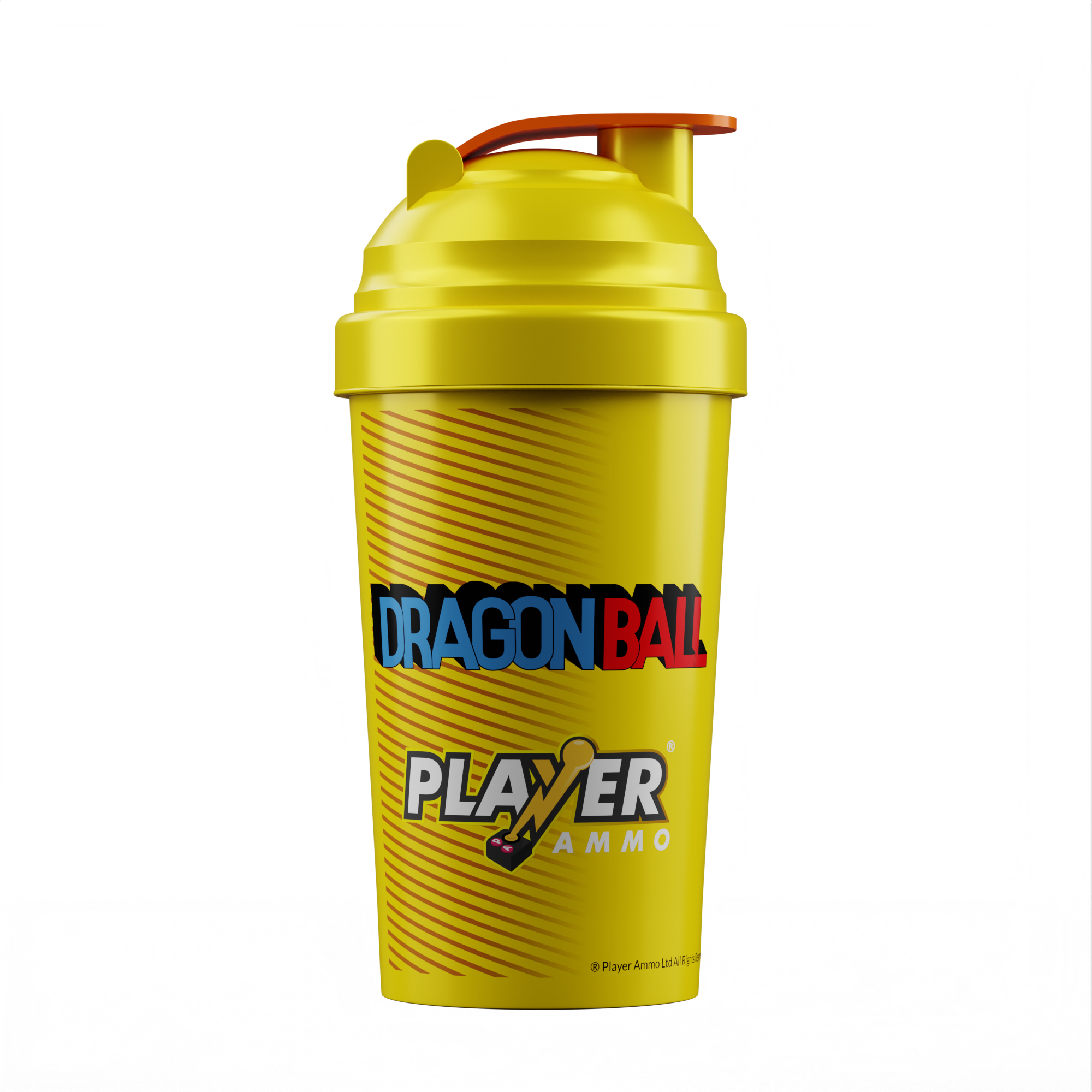 Young Goku Yellow Shaker Bottle for Gym, Gaming Work - Dragon Ball ...